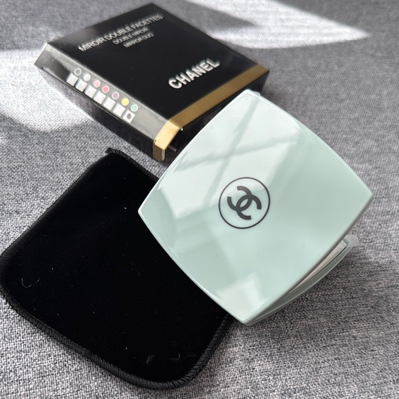 CHANEL | Skincare | Chanel Double Facettes Mirror In Mint Green | Poshmark